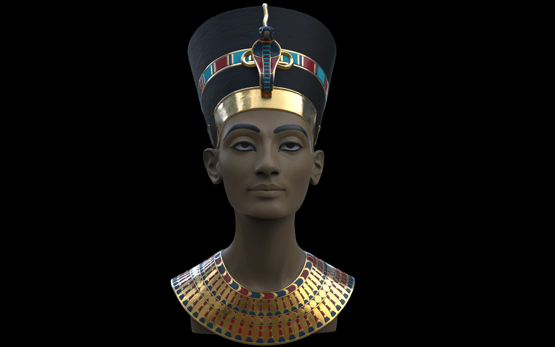 ArtStation - Nefertiti Bust - Restoration | Resources