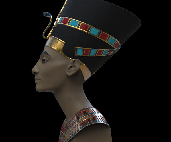 ArtStation - Nefertiti Bust - Restoration | Resources