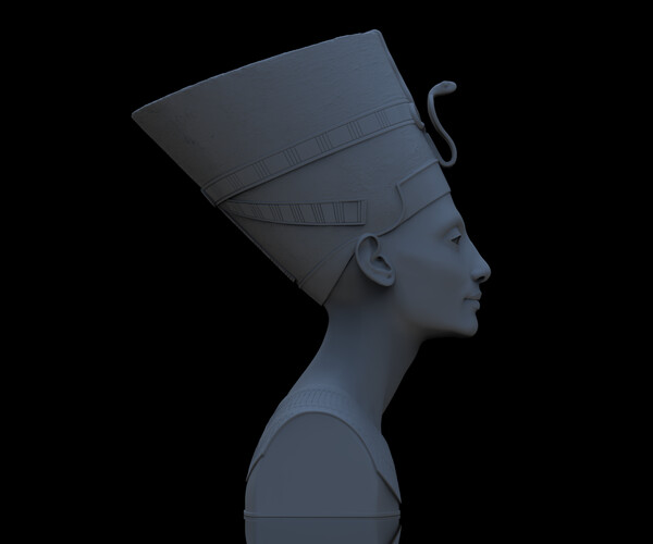 ArtStation - Nefertiti Bust - Restoration | Resources