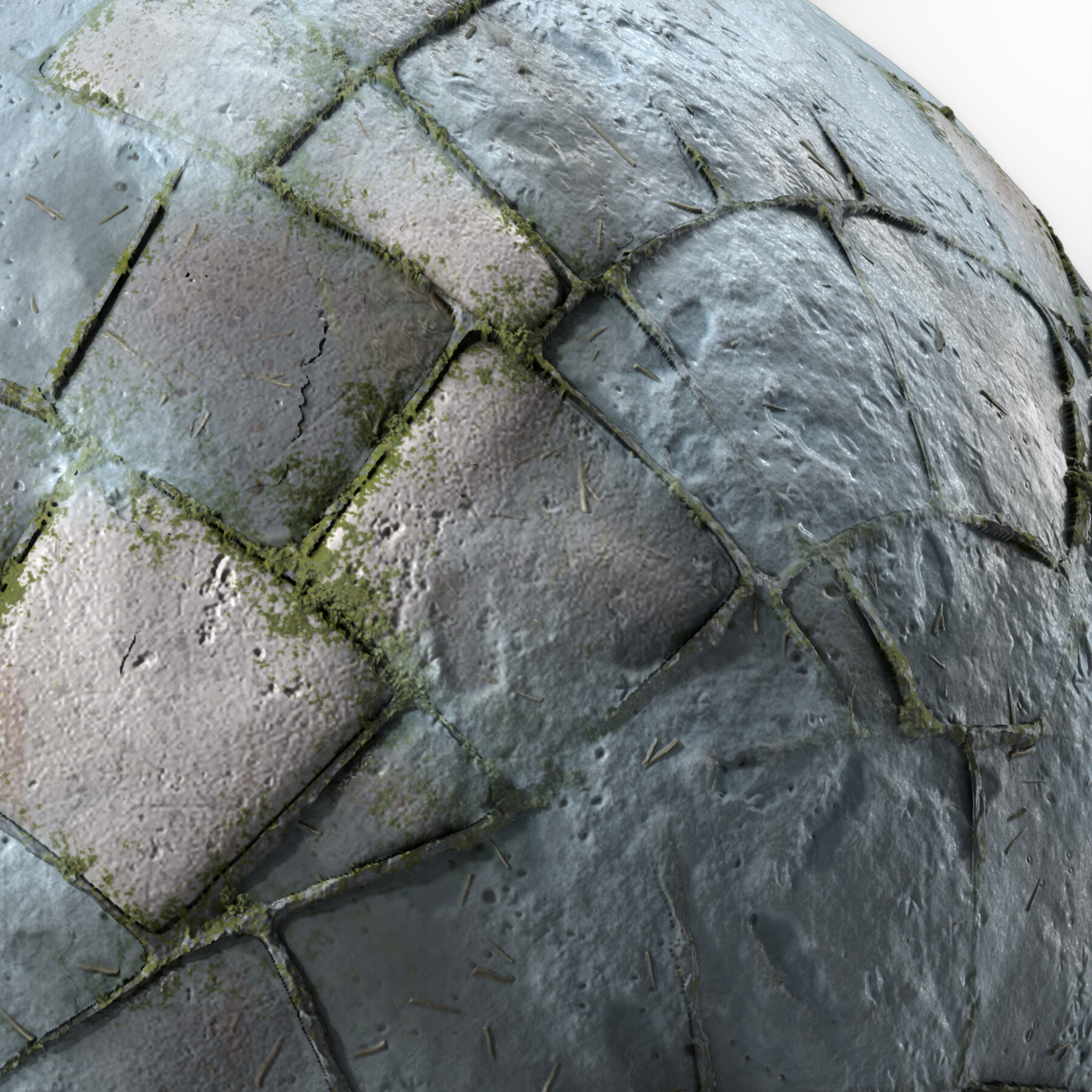 ArtStation - Pavement Materials 25- by Moss and Snow, Pbr 4k Seamless | Resources
