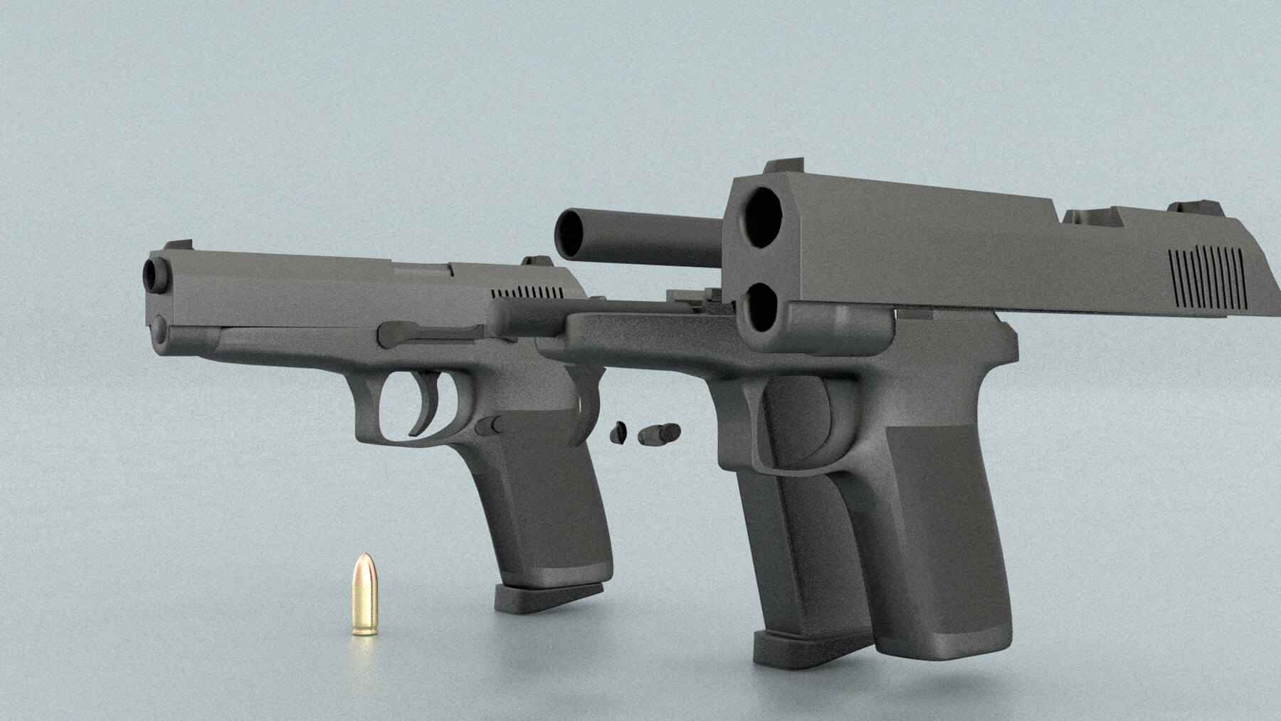 ArtStation - laos Game Pistol | Game Assets