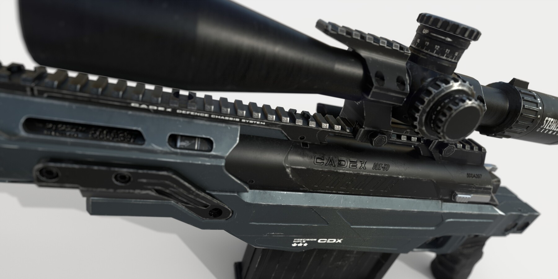 ArtStation - CDX-50 Tremor Sniper Rifle | Game Assets