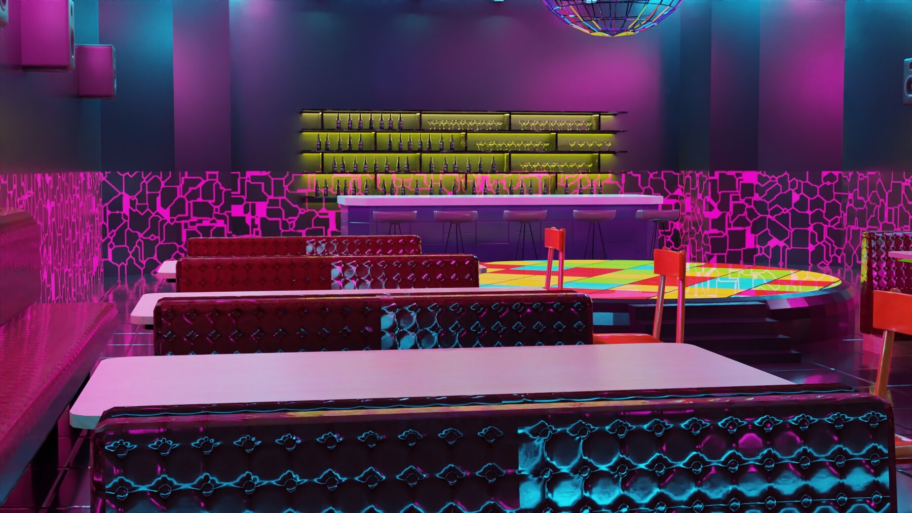 ArtStation - Night Club - Low Poly - Game Ready | Game Assets