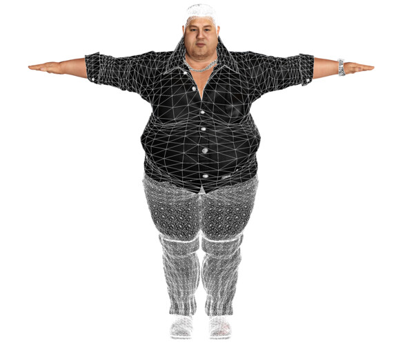 ArtStation - AAA 3D REALISTIC HUMAN MALE CHARACTER - ASIAN FAT ...