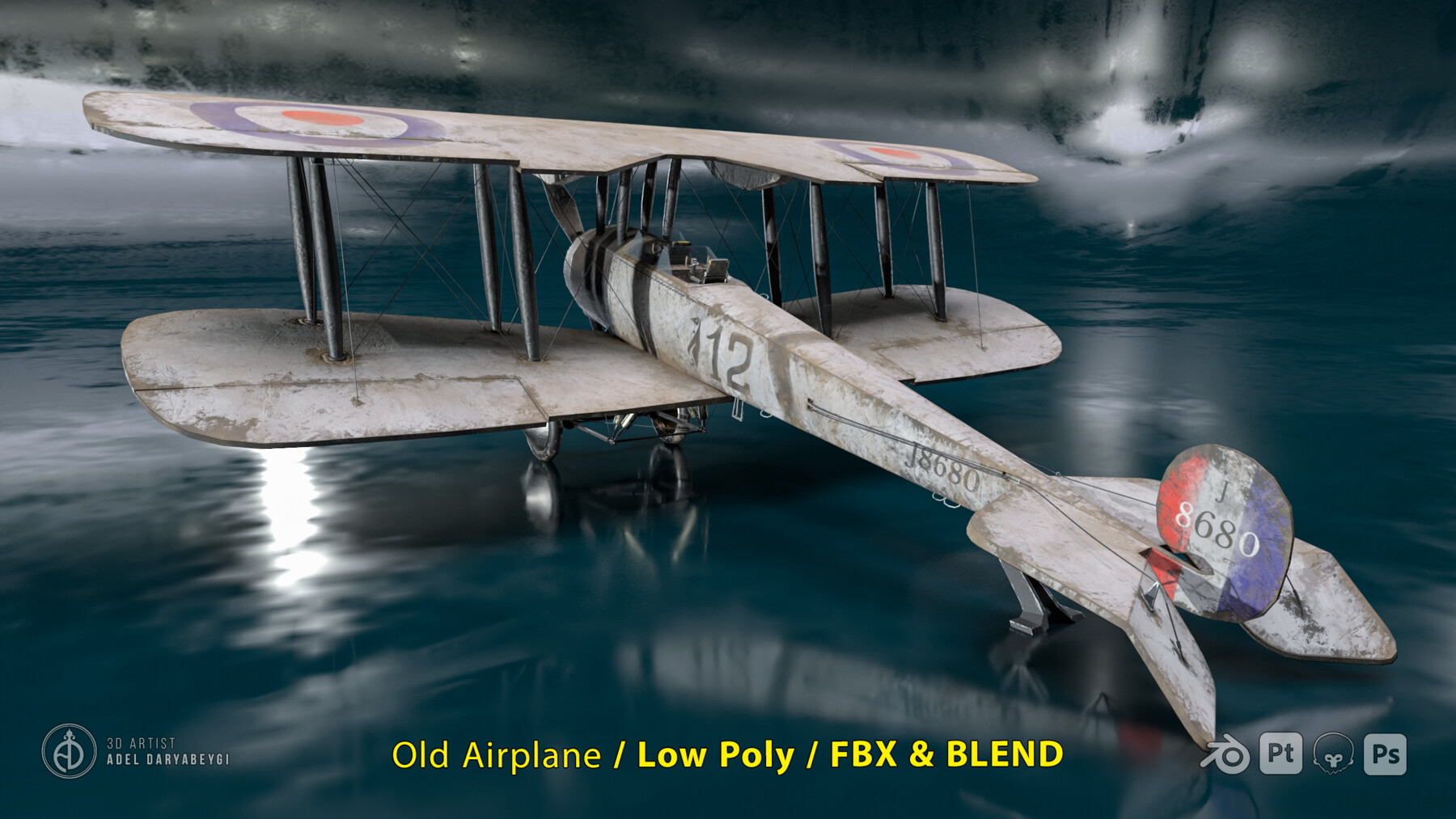 ArtStation - Old Airplane | Game Assets
