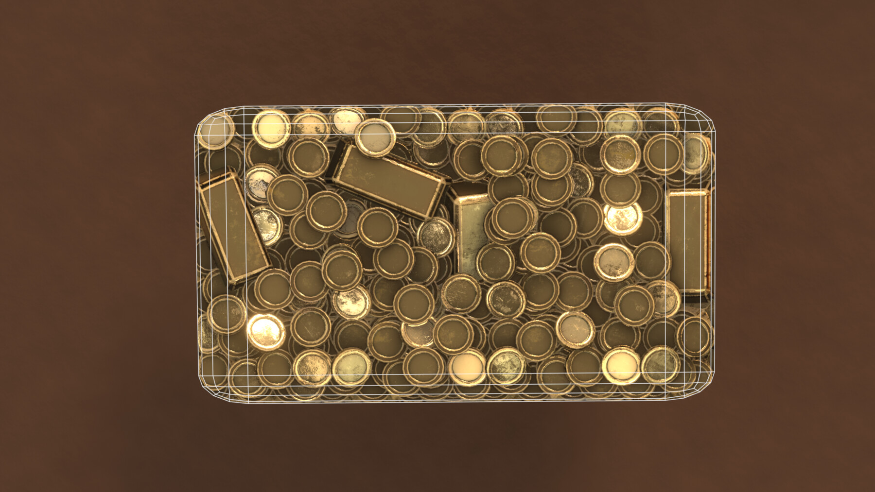 ArtStation - Low Poly Gold Chest | Game Assets