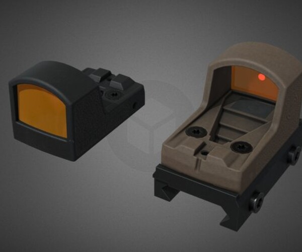 ArtStation - Romeo Zero Reflex Sight PBR | Game Assets