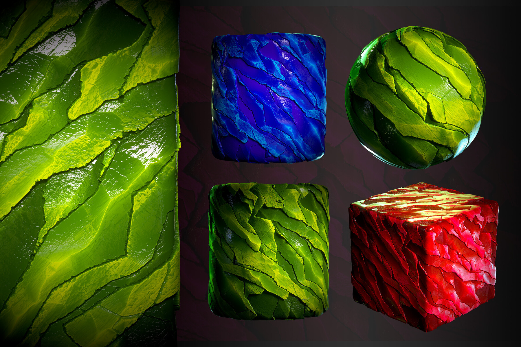 ArtStation - Crystal - VOL 13 -SBS & SBsar | Game Assets