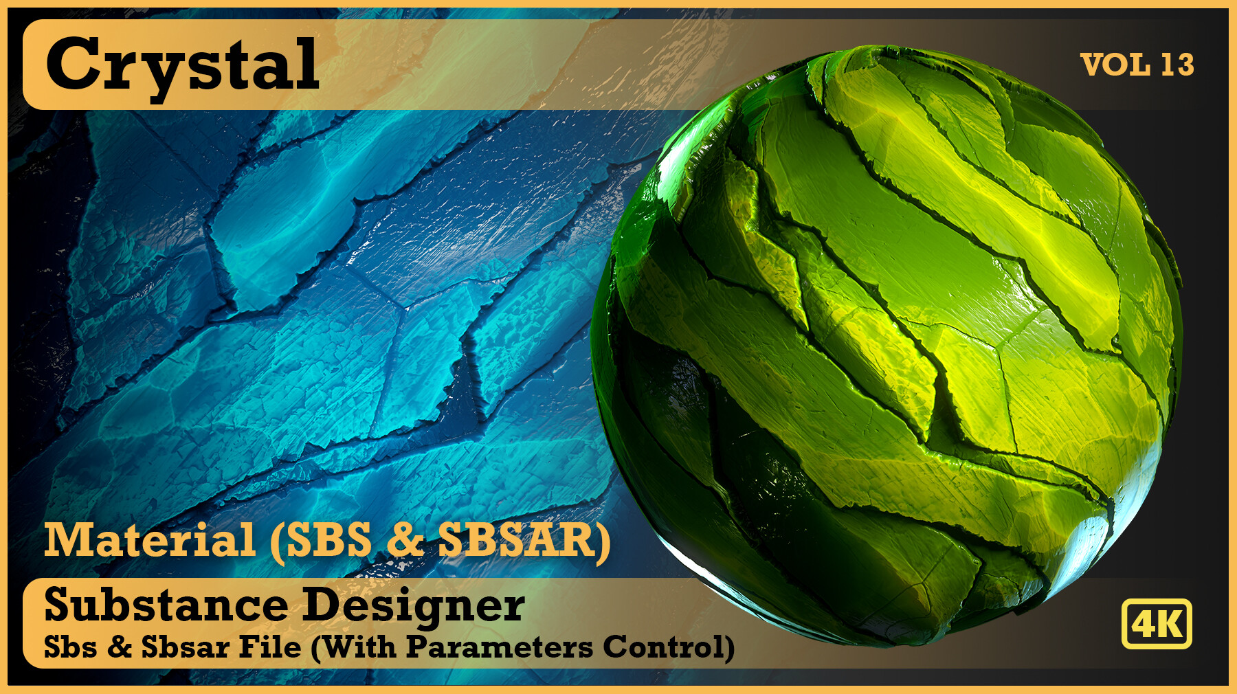 ArtStation - Crystal - VOL 13 -SBS & SBsar | Game Assets