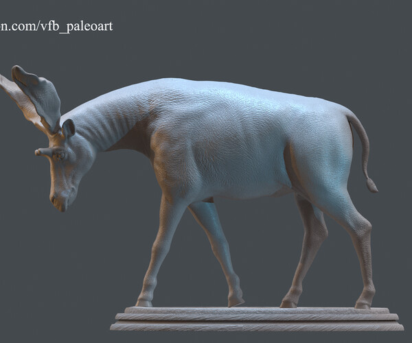 ArtStation - Sivatherium giganteum - Statue for 3D printing | Resources