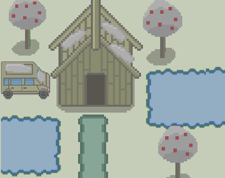 ArtStation - Retro Snow Tiles | Game Assets