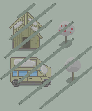 ArtStation - Retro Snow Tiles | Game Assets