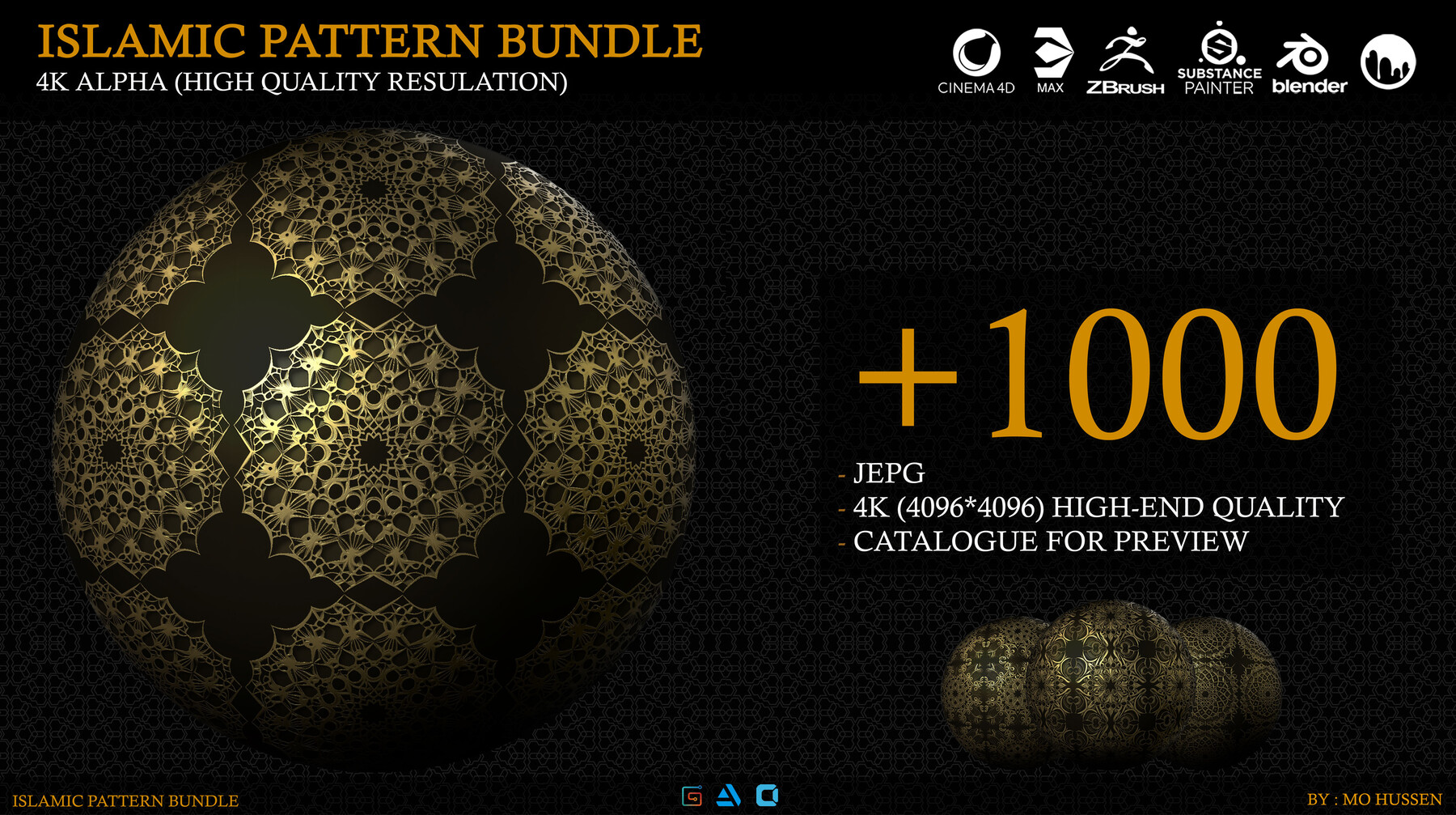 ArtStation - Islamic pattern bundle | Brushes