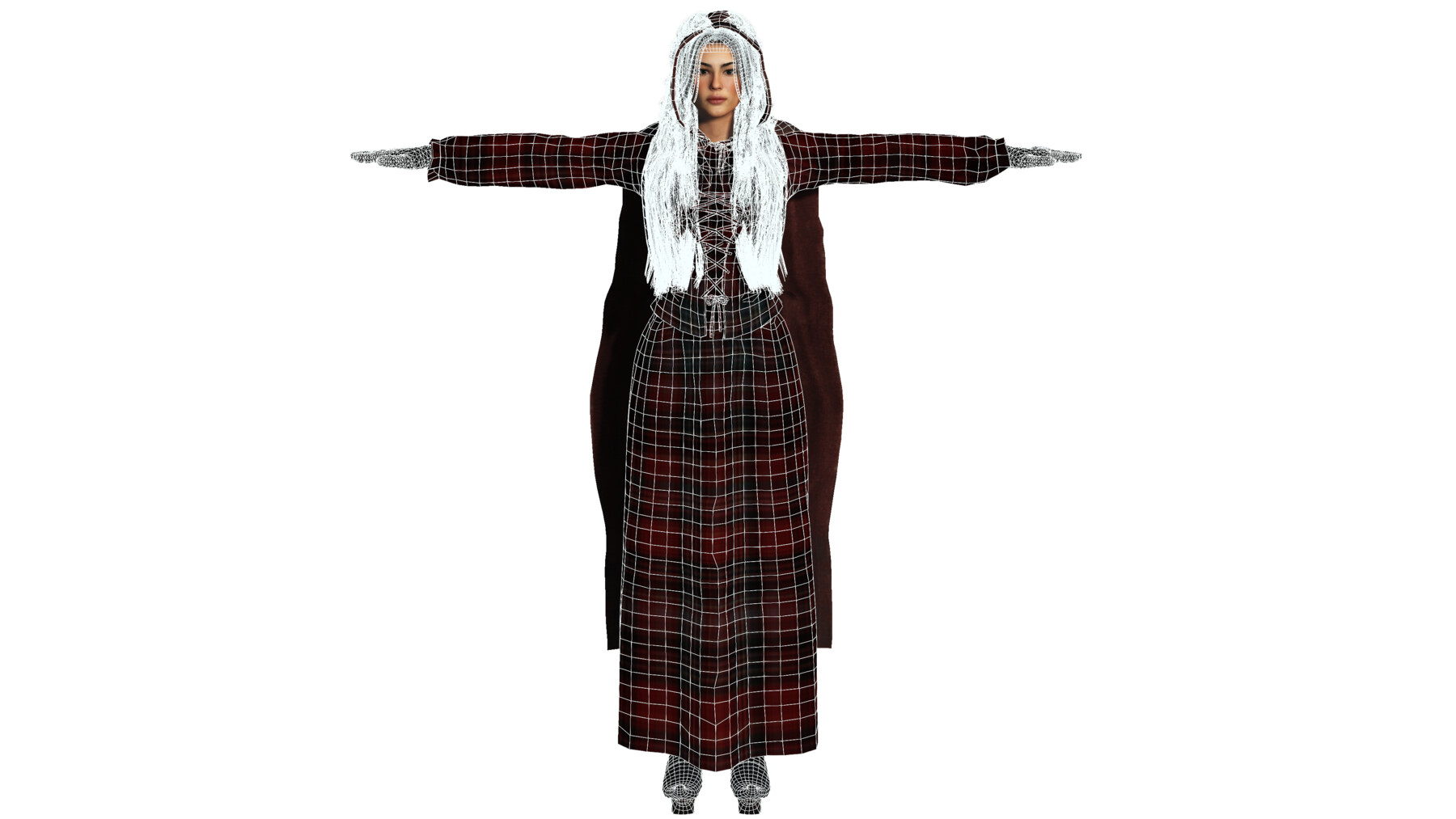 ArtStation - AAA 3D FANTASY FEMALE CHARACTER - MEDIEVAL WOMAN 01 | Game ...