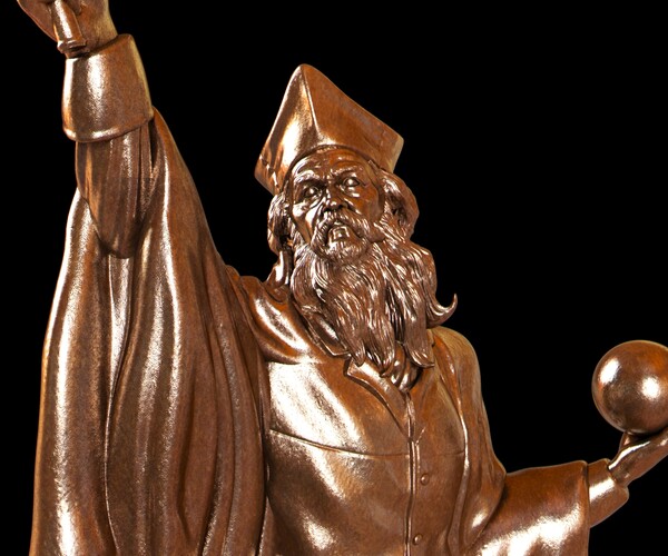 ArtStation - Wizard statue 3D print model | Resources