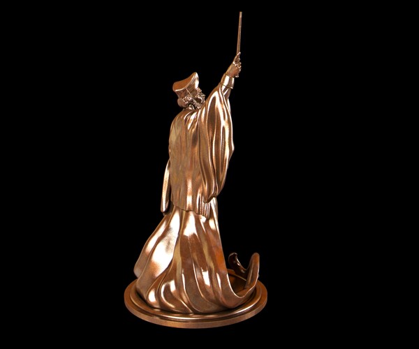 ArtStation - Wizard statue 3D print model | Resources