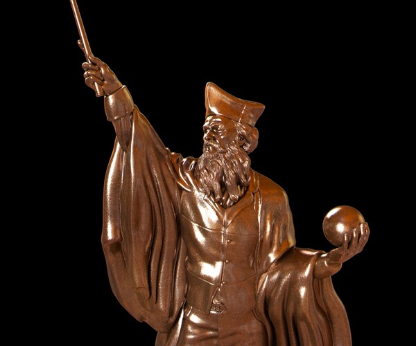 ArtStation - Wizard statue 3D print model | Resources