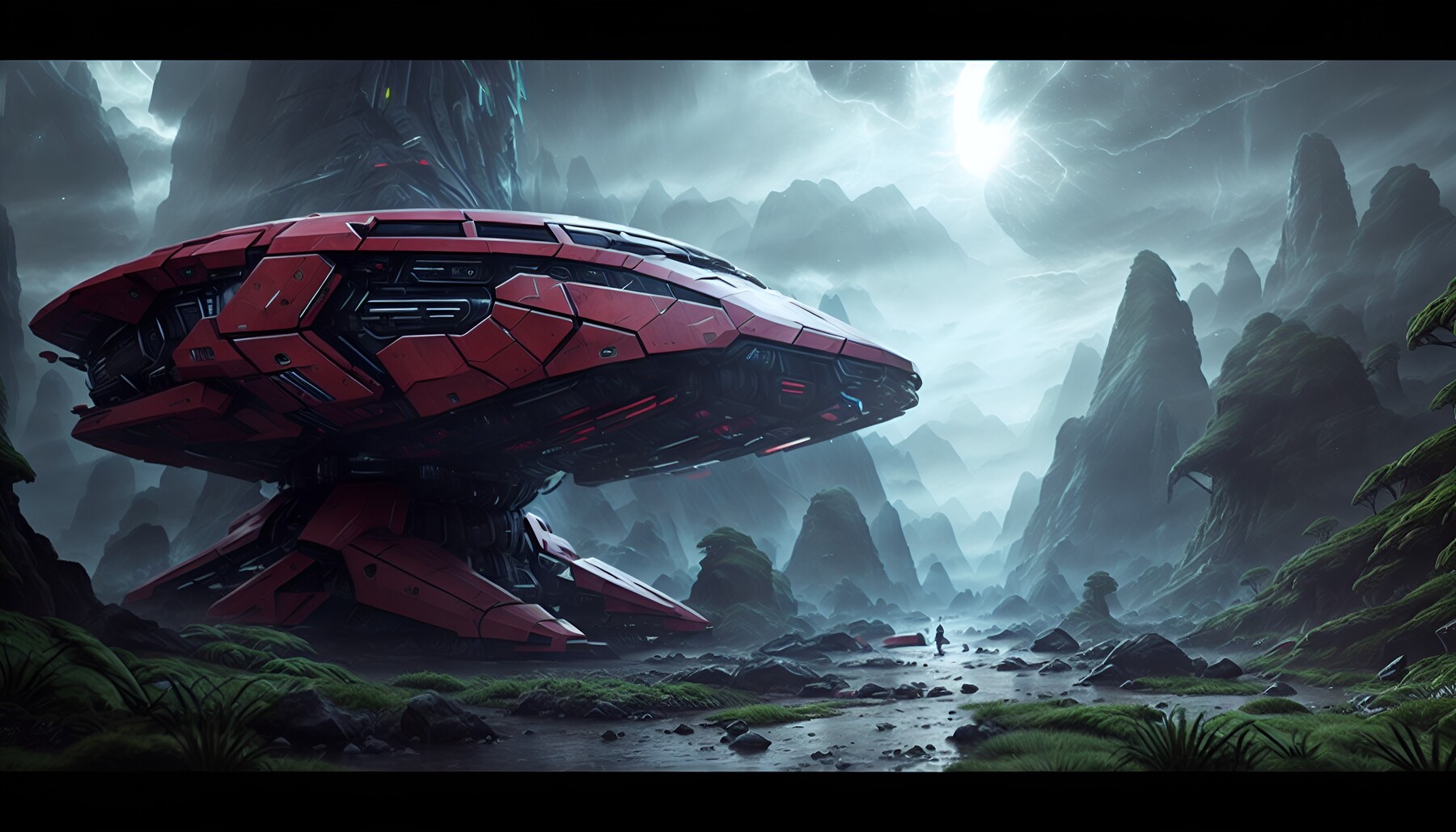 ArtStation - Digital painting of spaceships | Artworks