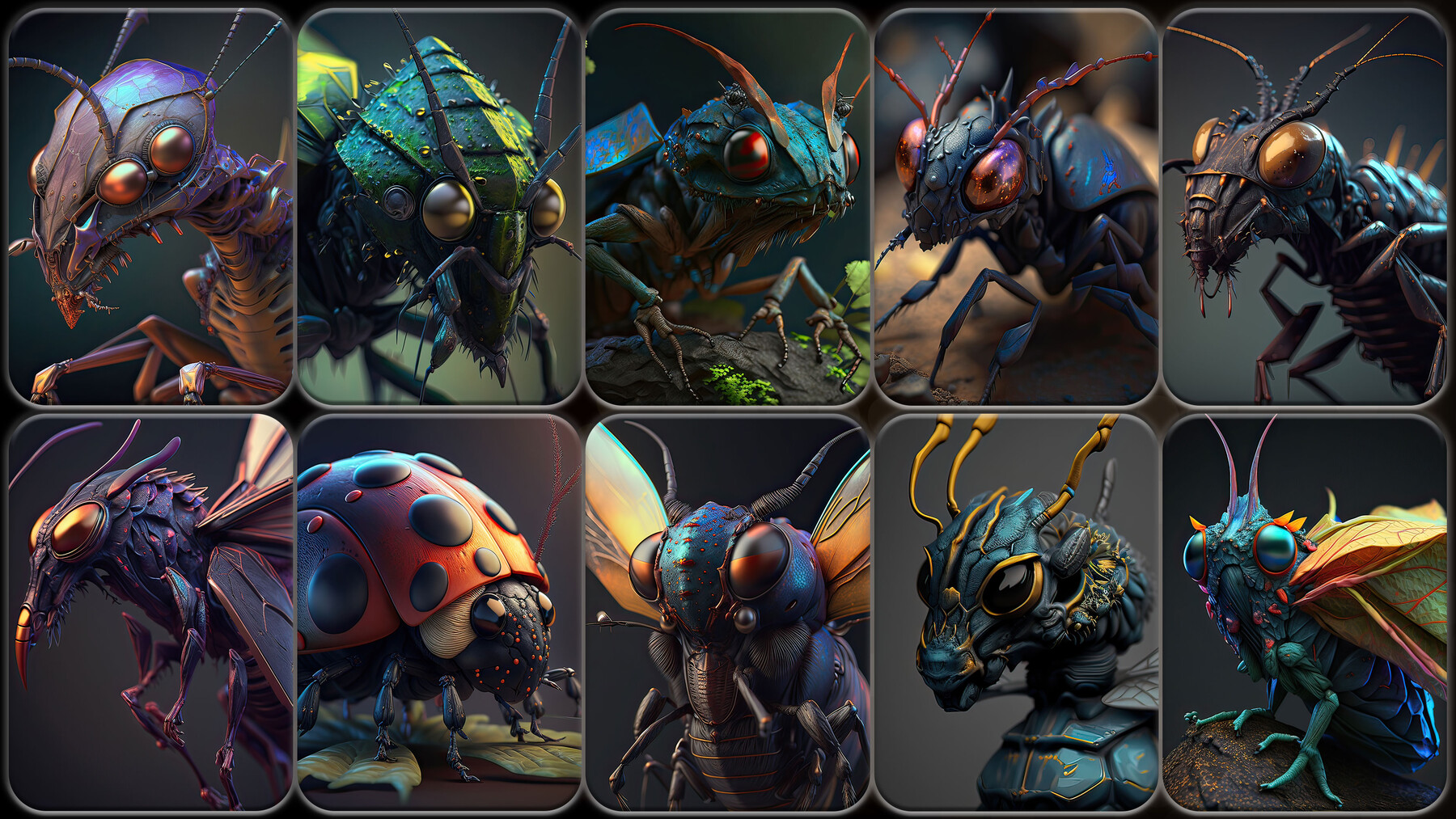 ArtStation - 200 Insects Reference Pack | 4K | v.15 | Artworks