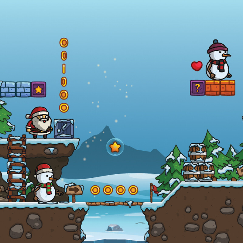 ArtStation - Snowy Game Level Set | Game Assets