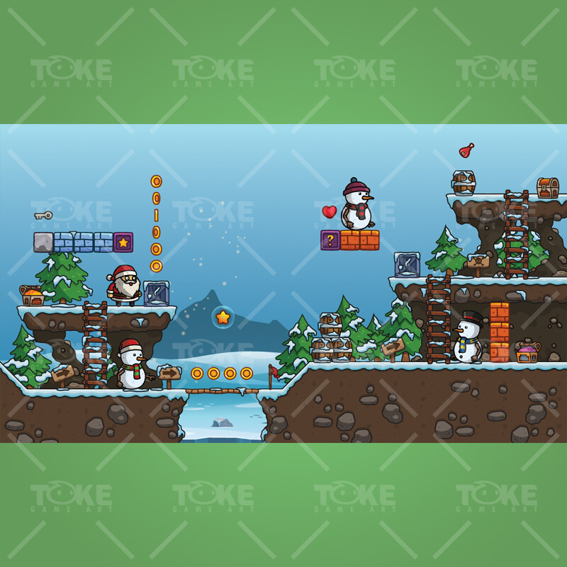 ArtStation - Snowy Game Level Set | Game Assets