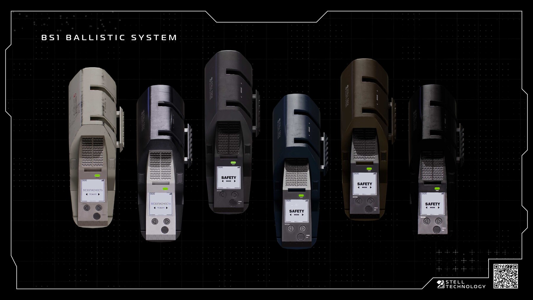 ArtStation - BS1 BALLISTIC SYSTEM | STELL TECH | Game Assets