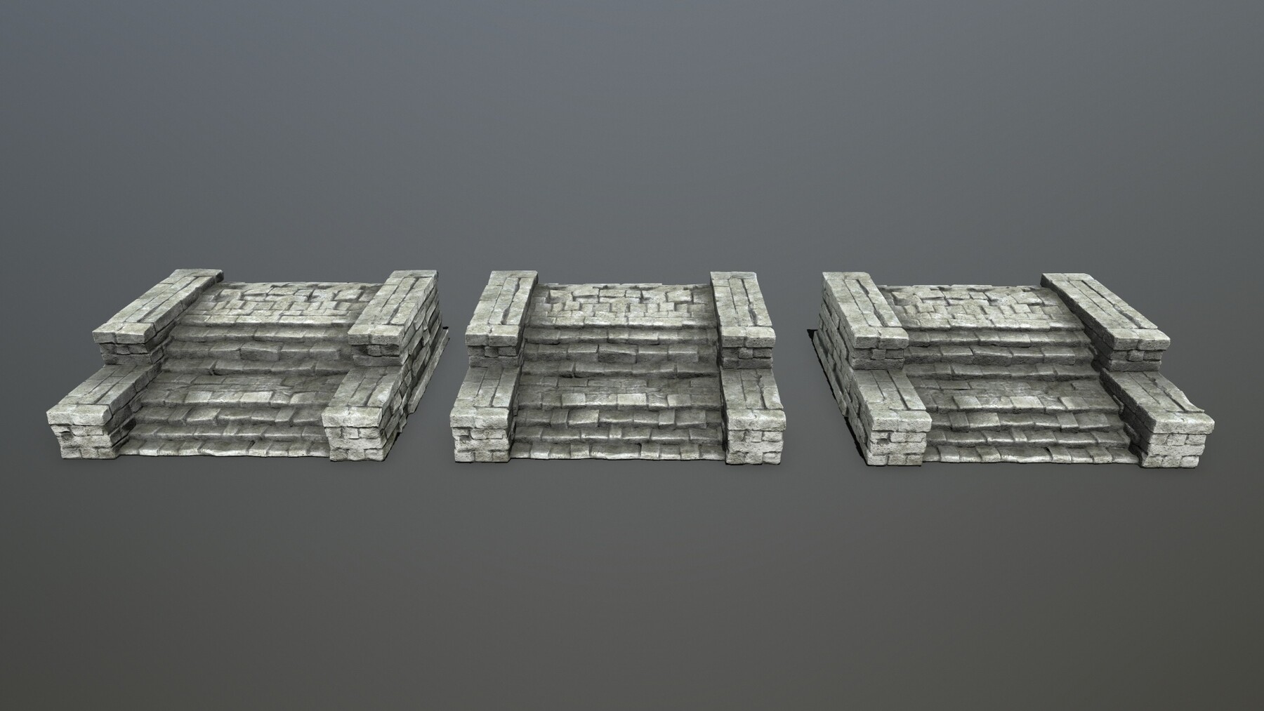 ArtStation - Ruin Stairs | Game Assets