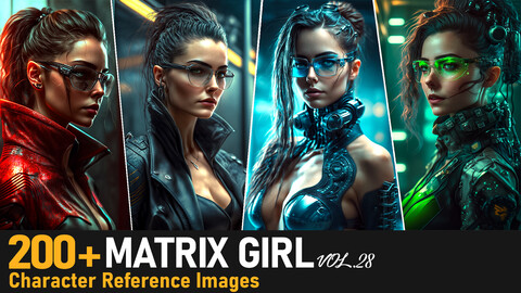 ArtStation - Matrix Girl VOL.28|4K Reference Images | Artworks