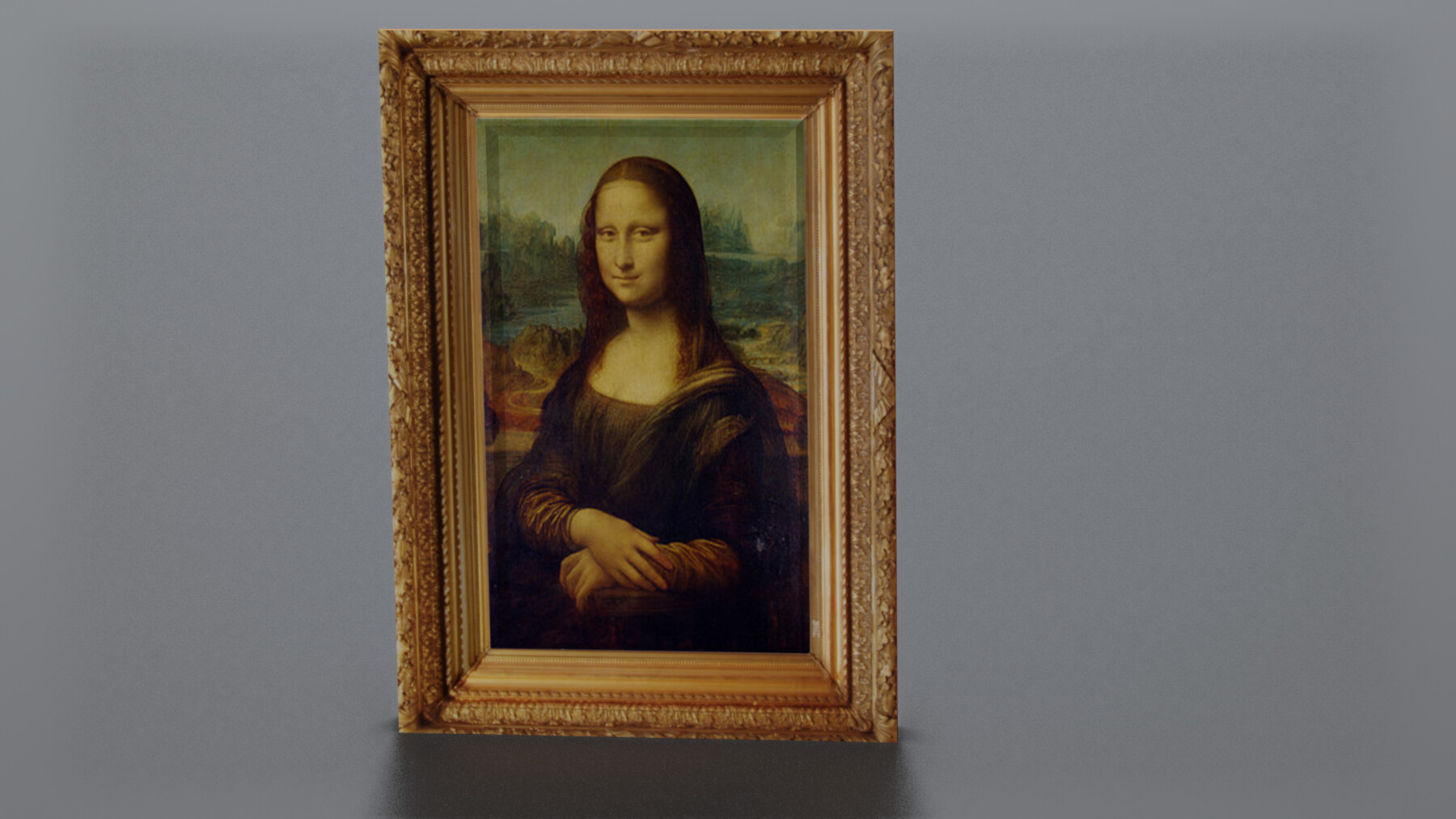 ArtStation - Mona Lisa low poly game ready | Game Assets