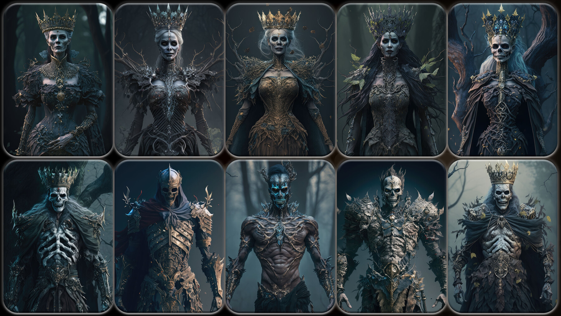 ArtStation - 120 Undead Reference Pack | 8K | v.2 | Artworks