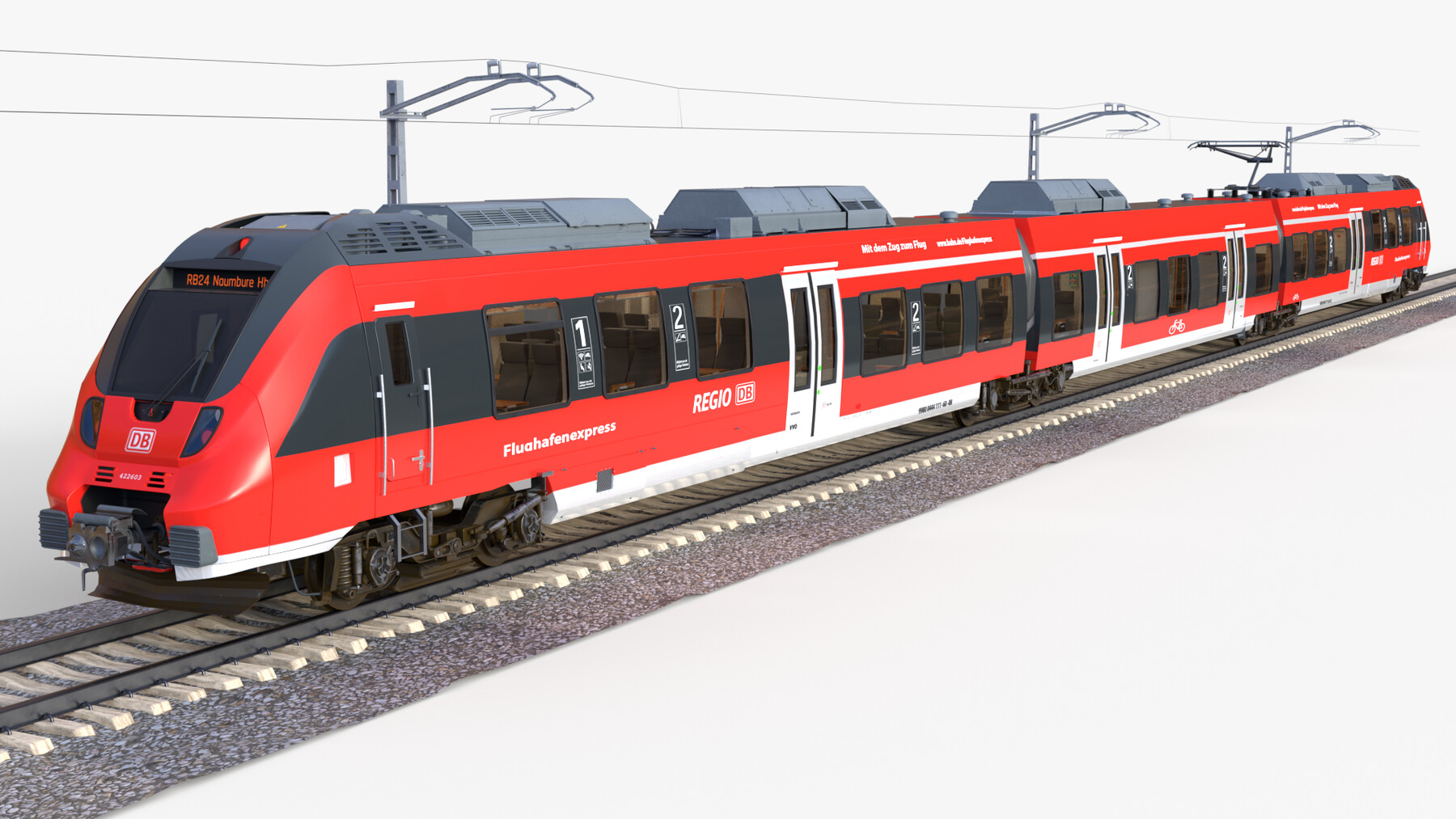 ArtStation - Bombardier TALENT Train Regodb Rigged&Animated | Game Assets