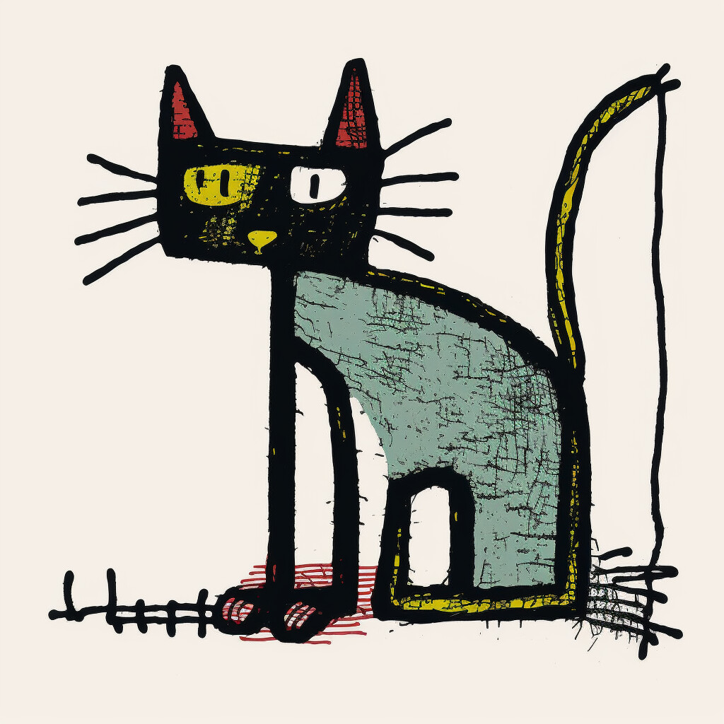 ArtStation - Minimalist Cat | Artworks