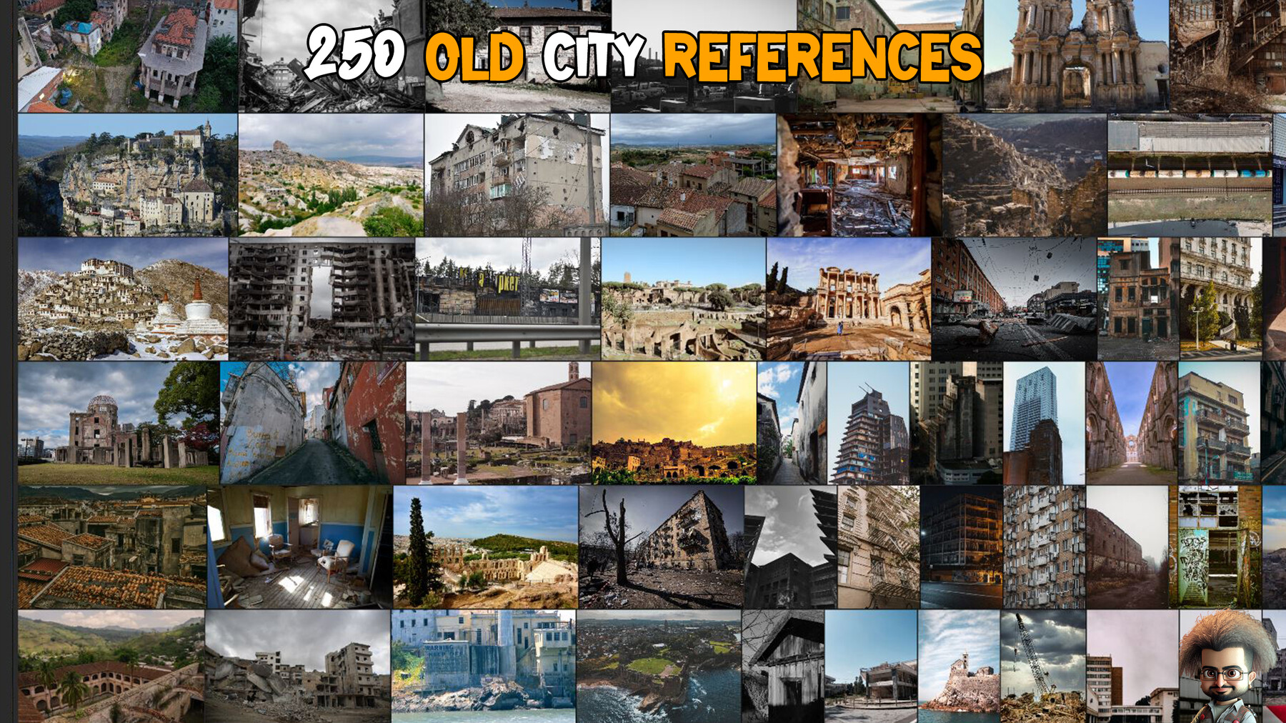 ArtStation - 250 Old City Reference Pack - Vol 1 | Resources