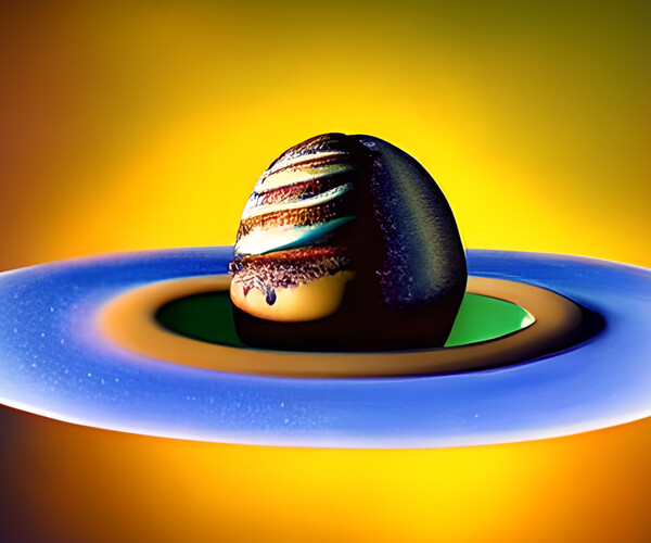 ArtStation - Intergalactic Chocolate Dessert | Artworks