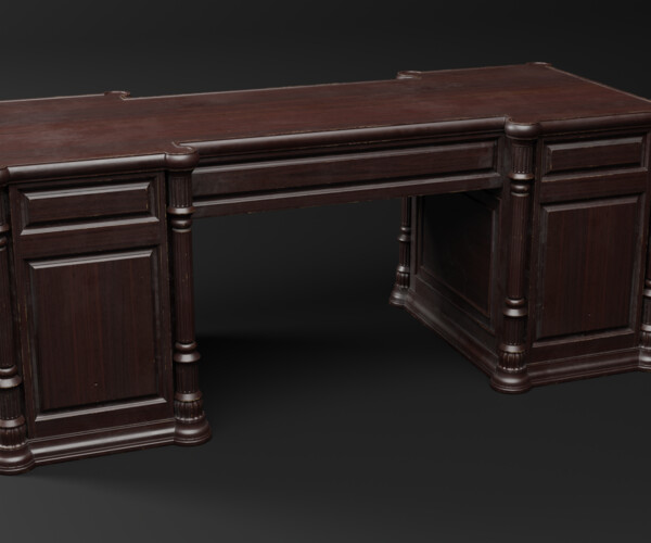 ArtStation - PBR Game Ready Desks and Table | Game Assets