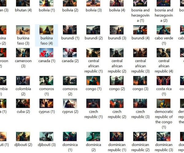 ArtStation - A 4K Reference Pack of 538 Characters From Every Country ...