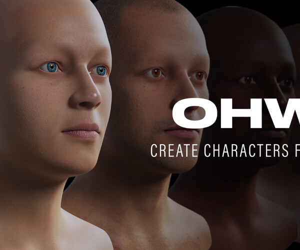 ArtStation - One Head Wonder! Advanced Head Base Mesh | Resources
