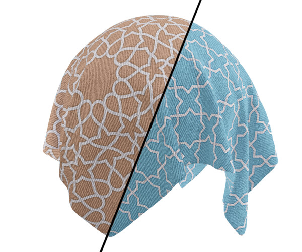 ArtStation - Fabric Materials 11- Arabic Fabric Seamless PBR 4k | Resources