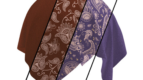 ArtStation - Fabric Materials 11- Arabic Fabric Seamless PBR 4k | Resources