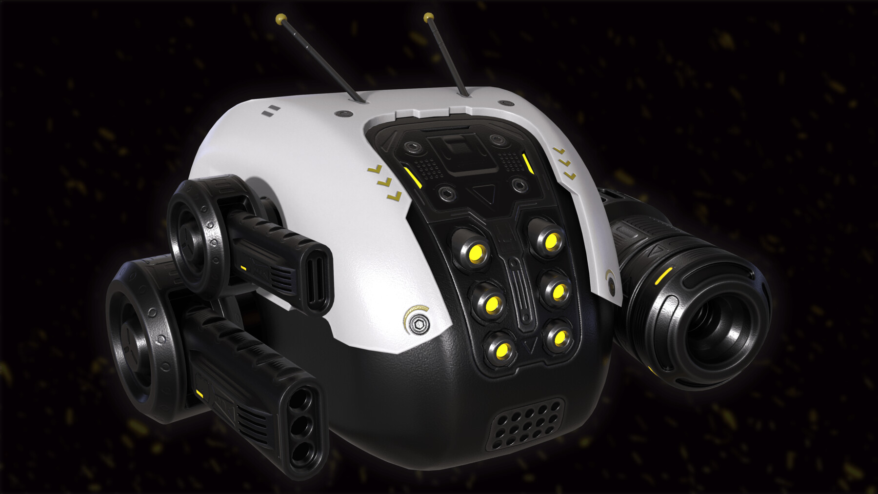 ArtStation - Sci-fi Battle Drone | Game Assets