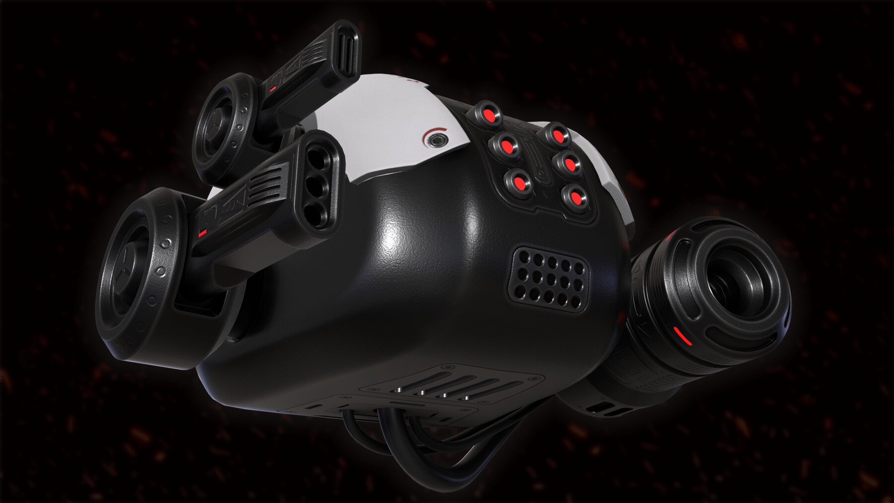 ArtStation - Sci-fi Battle Drone | Game Assets