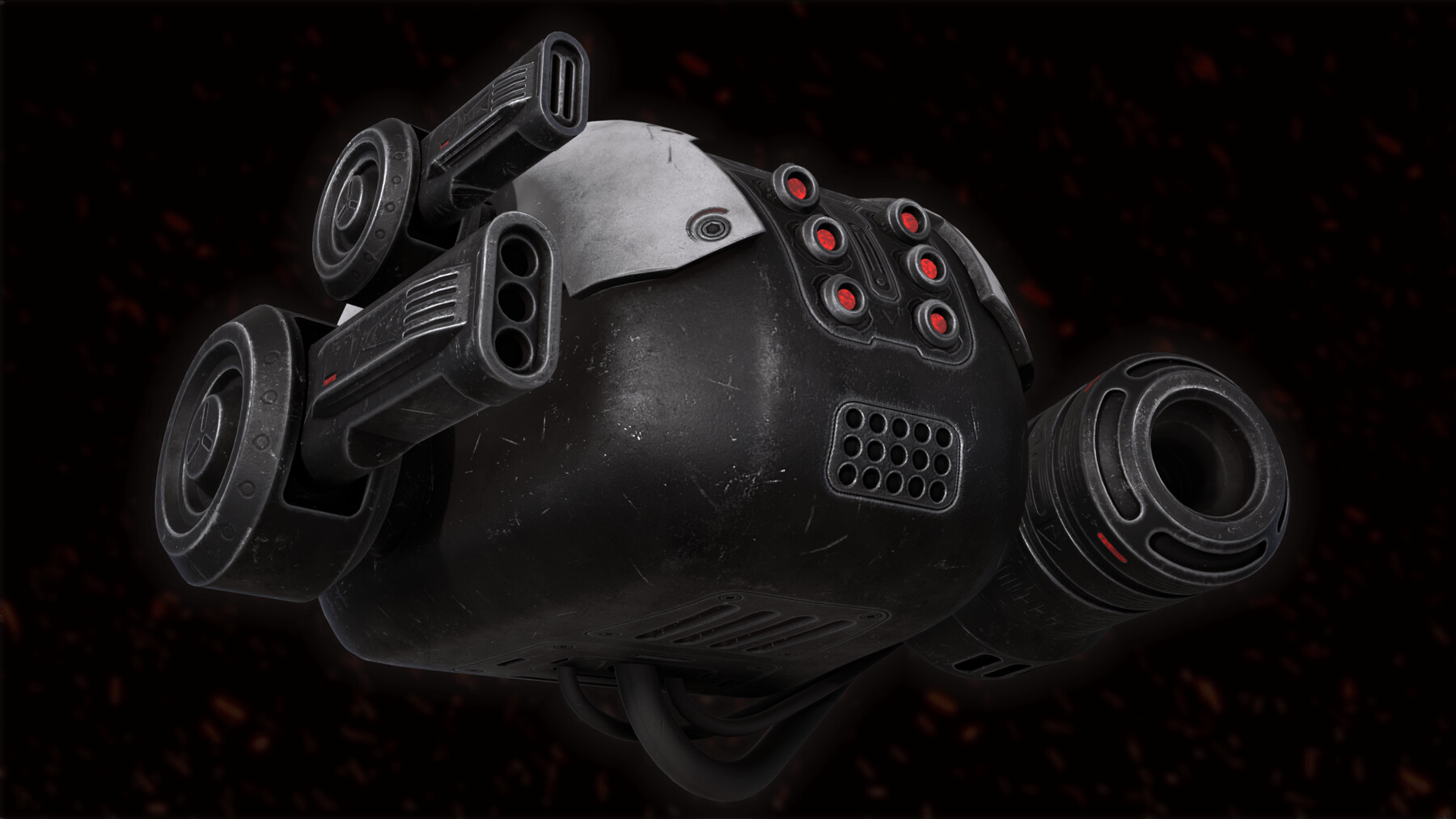 ArtStation - Sci-fi Battle Drone | Game Assets