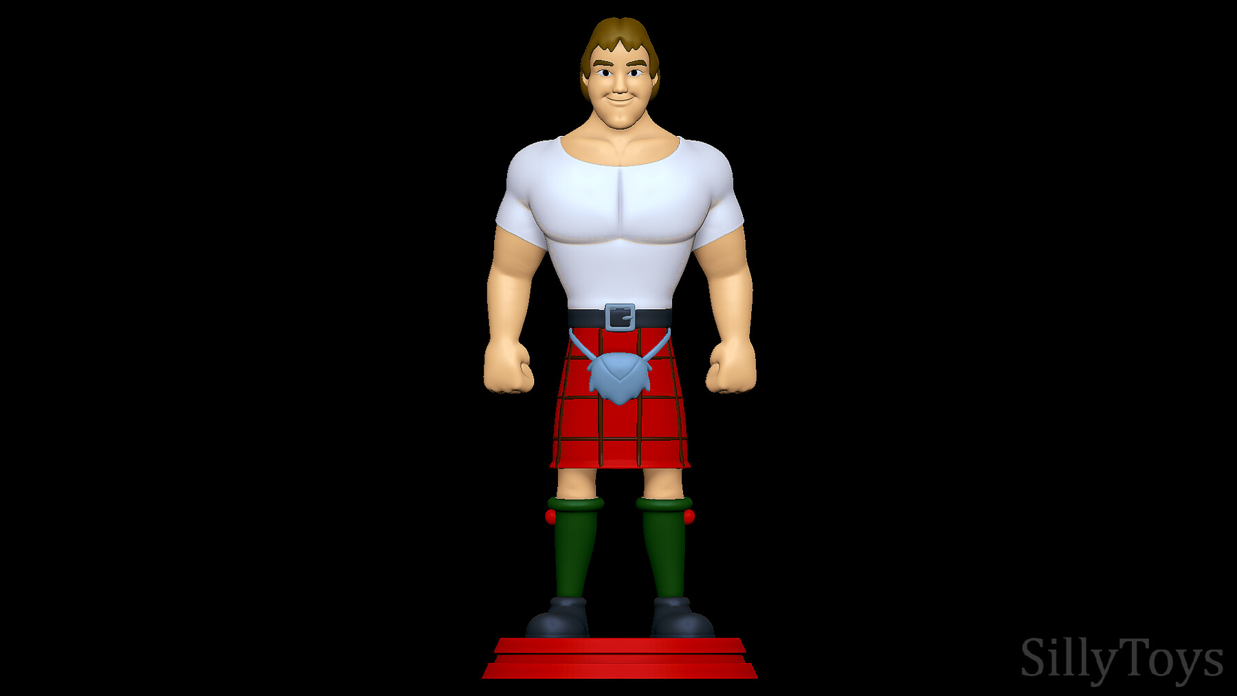 ArtStation - Roddy Piper - Hulk Hogan's Rock 'n' Wrestling 3D print ...