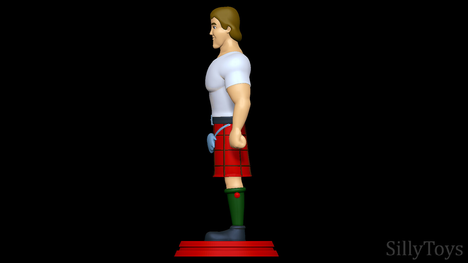 ArtStation - Roddy Piper - Hulk Hogan's Rock 'n' Wrestling 3D print ...