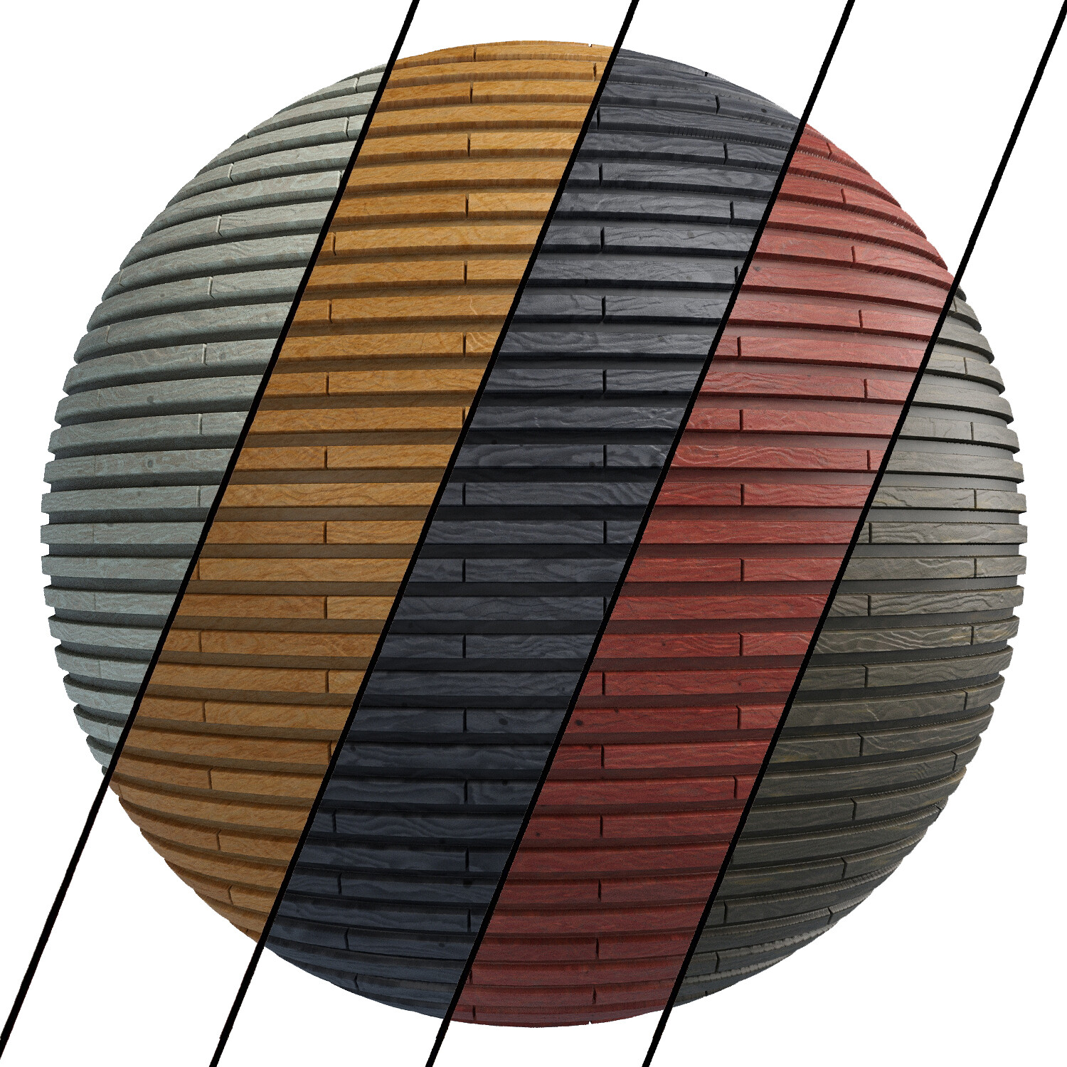 ArtStation - Wood Panel Materials 4- Wooden Wall Decorative - Pbr ...