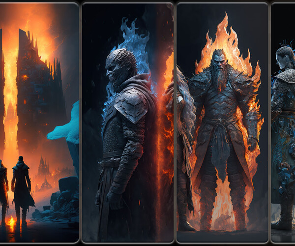 ArtStation - 110 Ice and Fire Character Reference Pack | 8K | v.1 ...