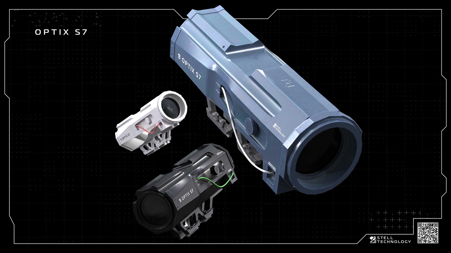 ArtStation - OPTIX S7 SCOPE | STELL TECH | Game Assets