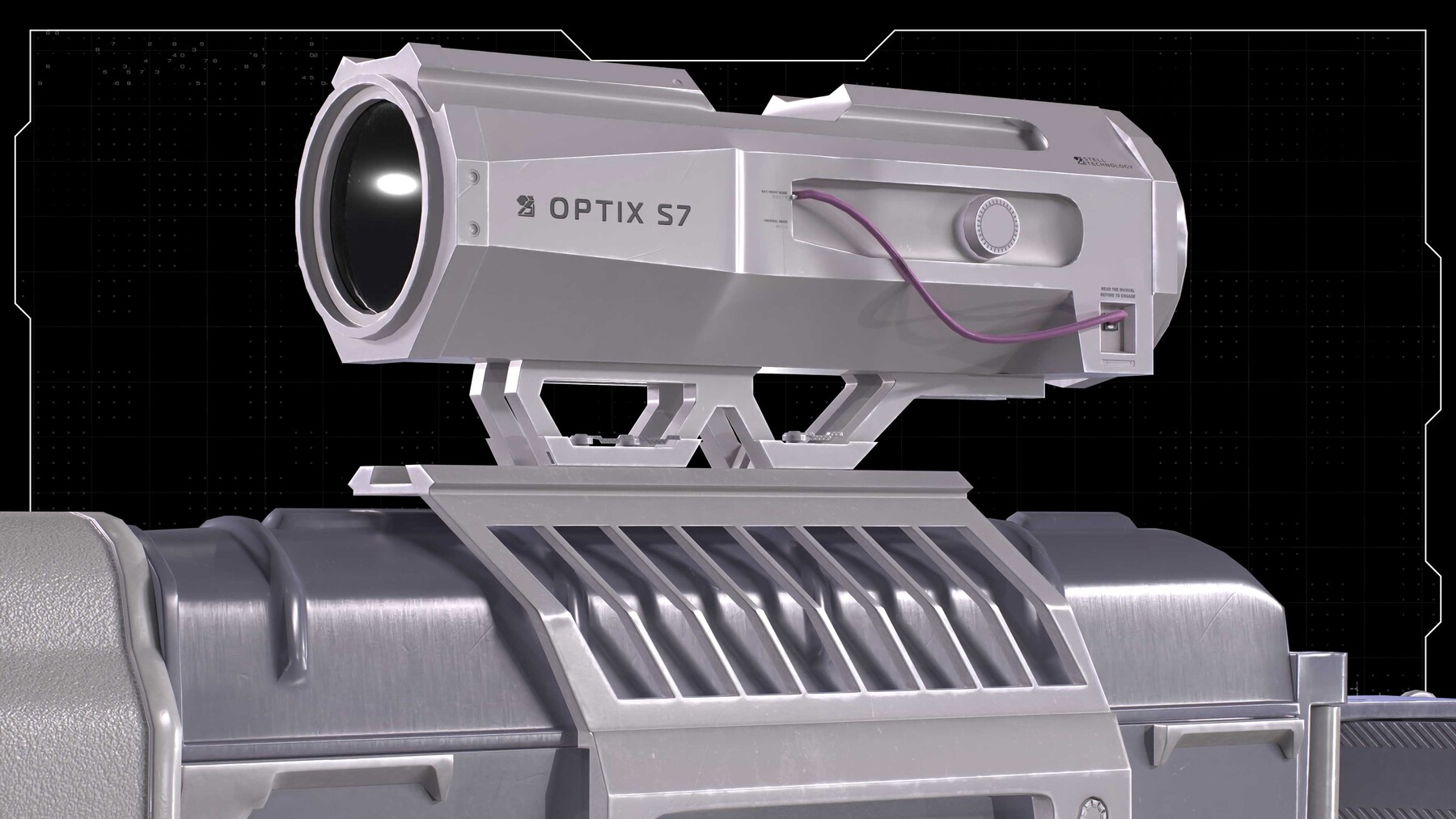 ArtStation - OPTIX S7 SCOPE | STELL TECH | Game Assets