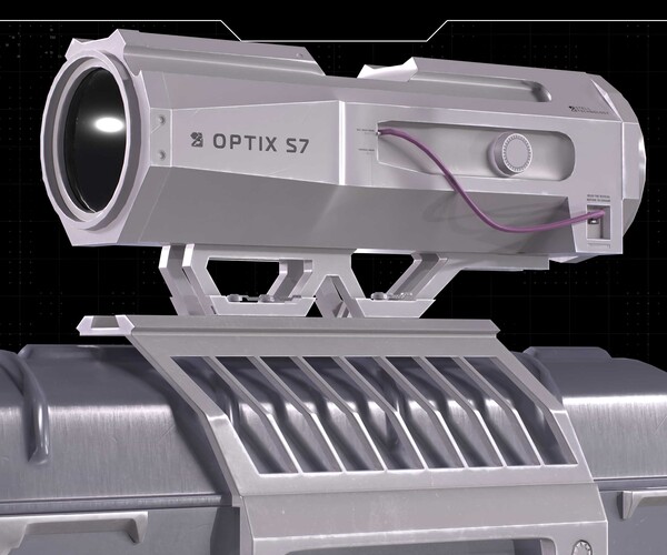 ArtStation - OPTIX S7 SCOPE | STELL TECH | Game Assets