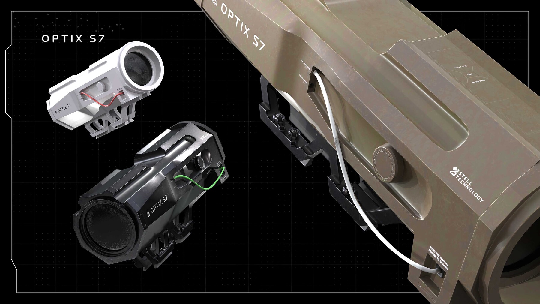 ArtStation - OPTIX S7 SCOPE | STELL TECH | Game Assets